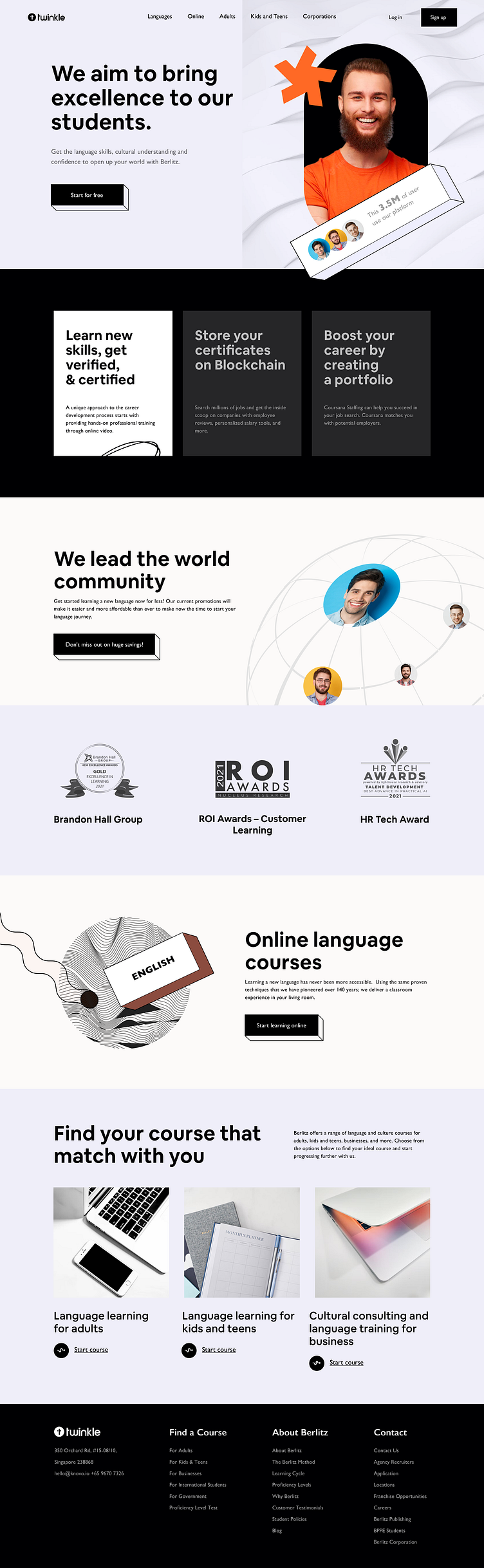 Twinkle | E-Learning Website Exploration ️🔥 by Twinkle on Dribbble Twinkle | E-Learning Website Exploration ️🔥 by Twinkle on Dribbble