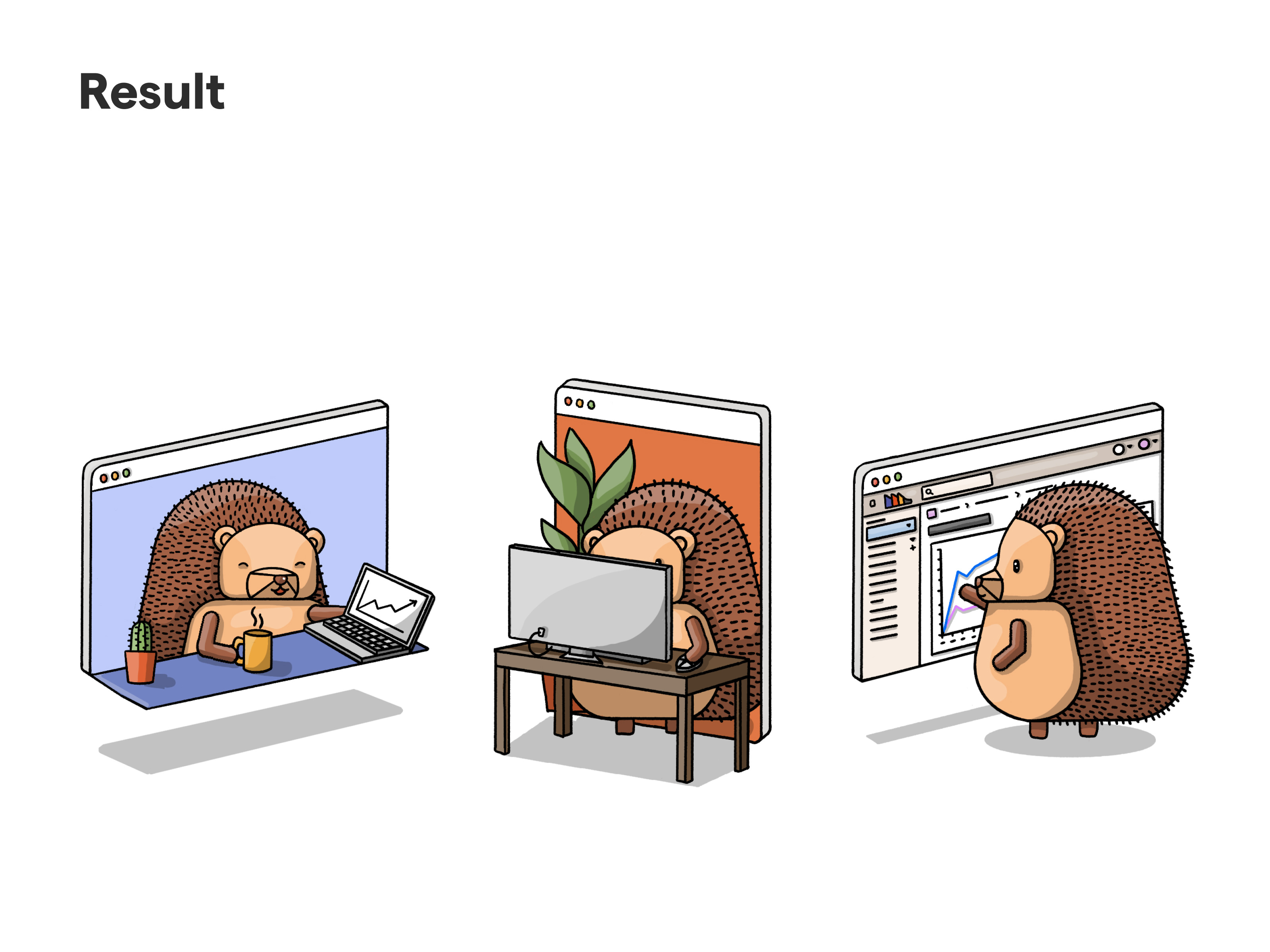 How to Build a Mascot by Lottie Coxon for PostHog on Dribbble