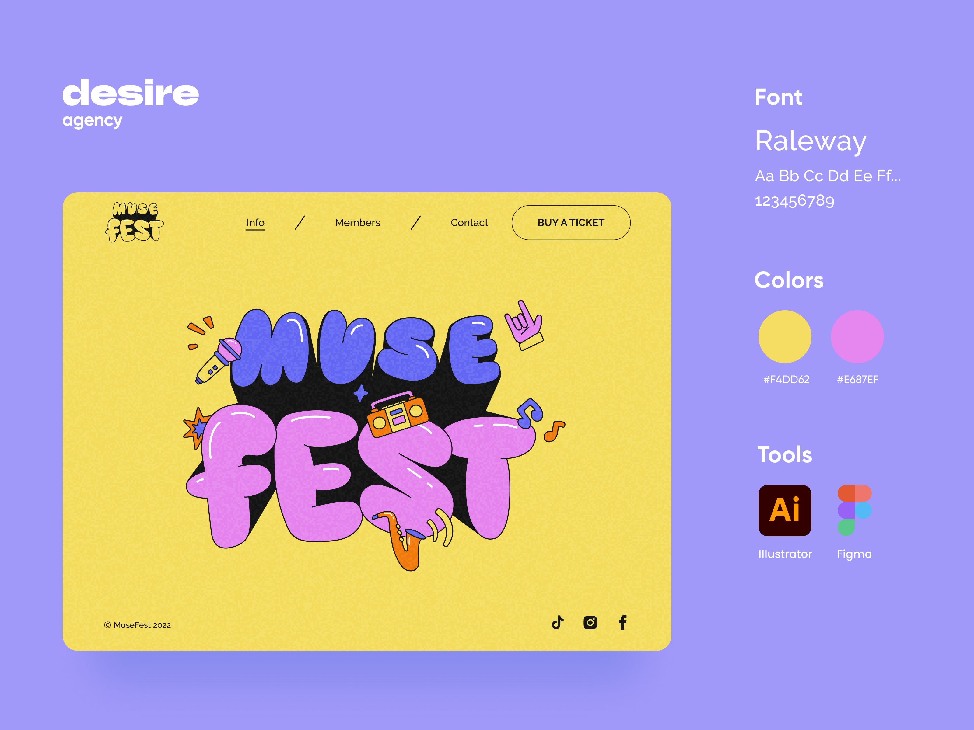 Logo | MuseFest by Desire Creative Agency for Desire Creative on Dribbble
