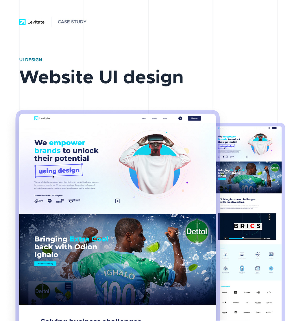 Website UI Design by Odunayo Olawunmi on Dribbble