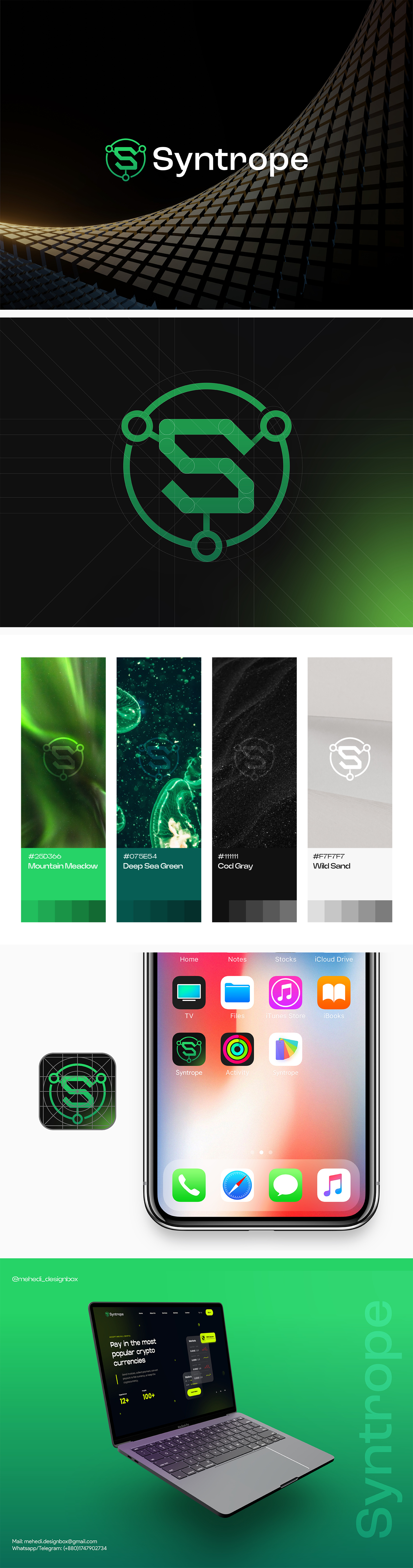 Syntrope Blockchain App | Logo and Brand Identity Design by Mehedi ...