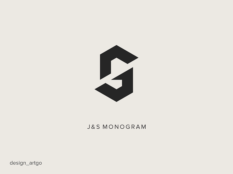 JS Monogram Logo by design_artgo on Dribbble