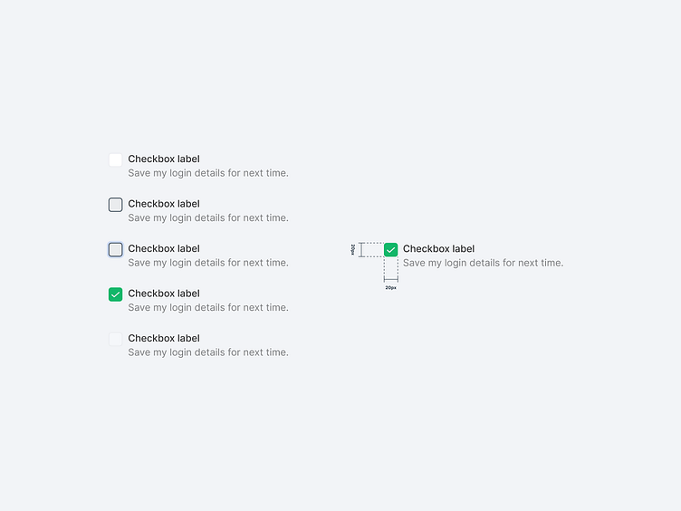 Ample Design System | Checkbox by Amplifyn on Dribbble Ample Design System | Checkbox by Amplifyn on Dribbble