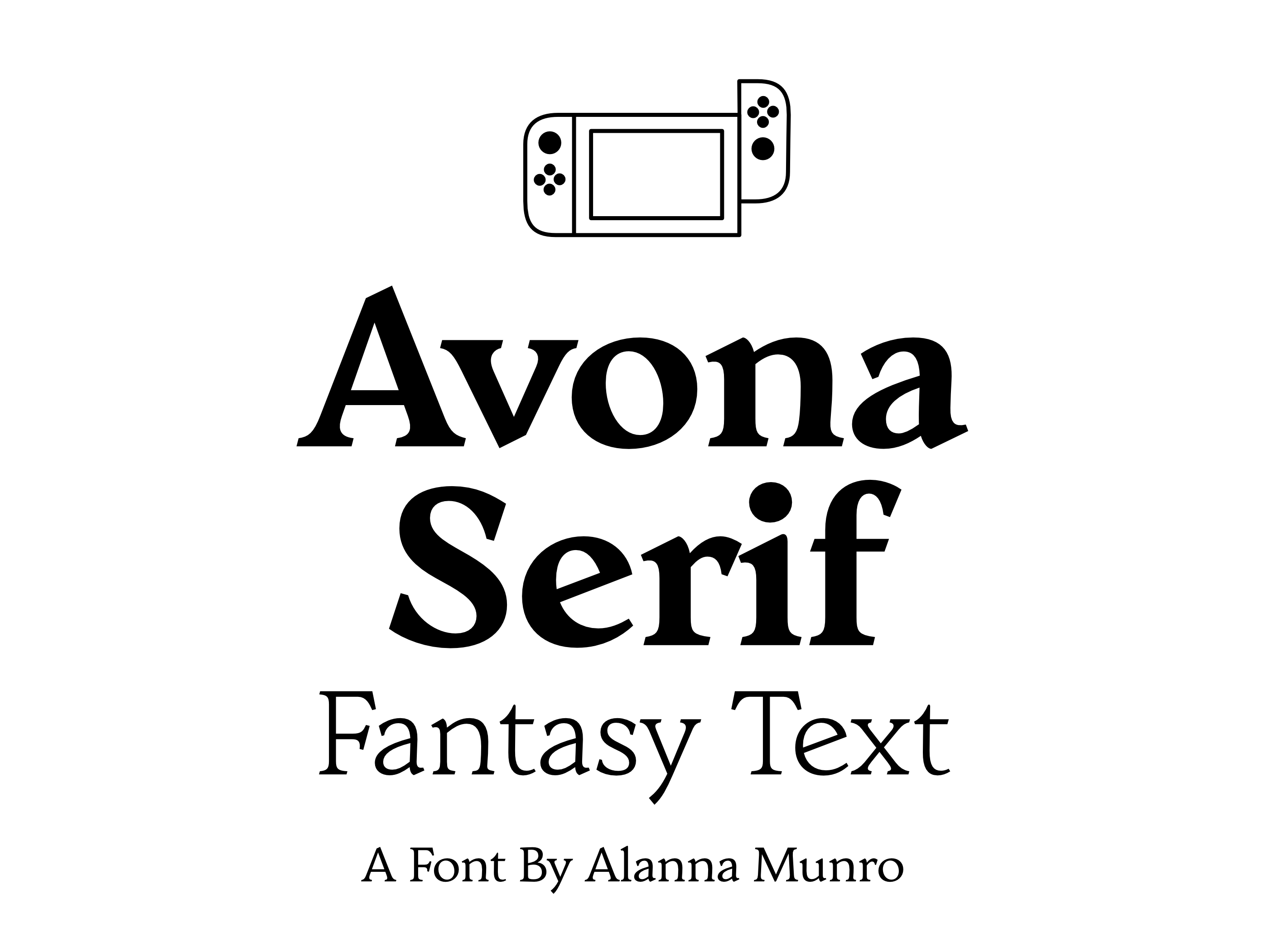 Avona Serif, A Font For Fantasy Text by Alanna Munro on Dribbble