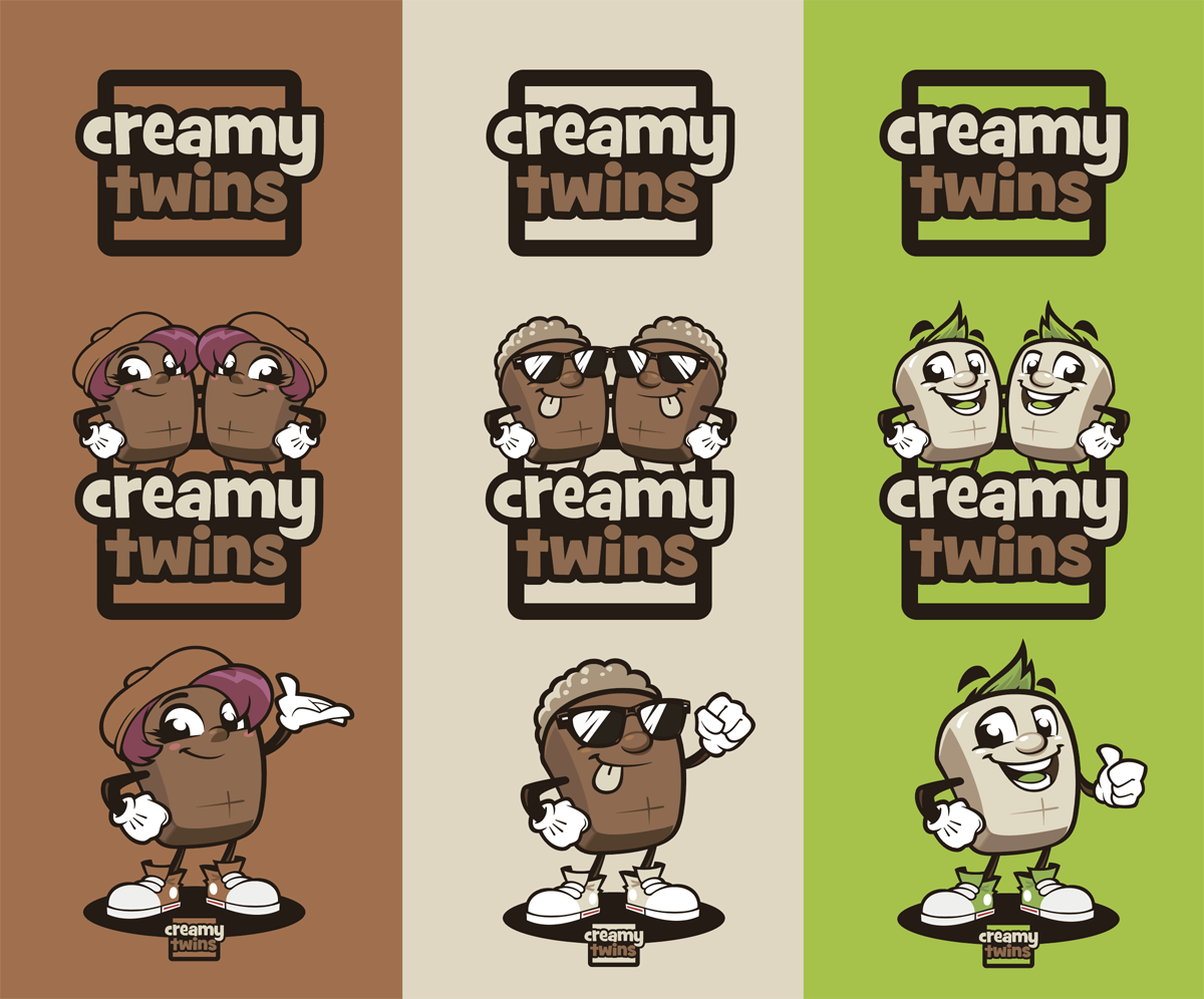 Creamy Twins by SOSFactory 💊 on Dribbble