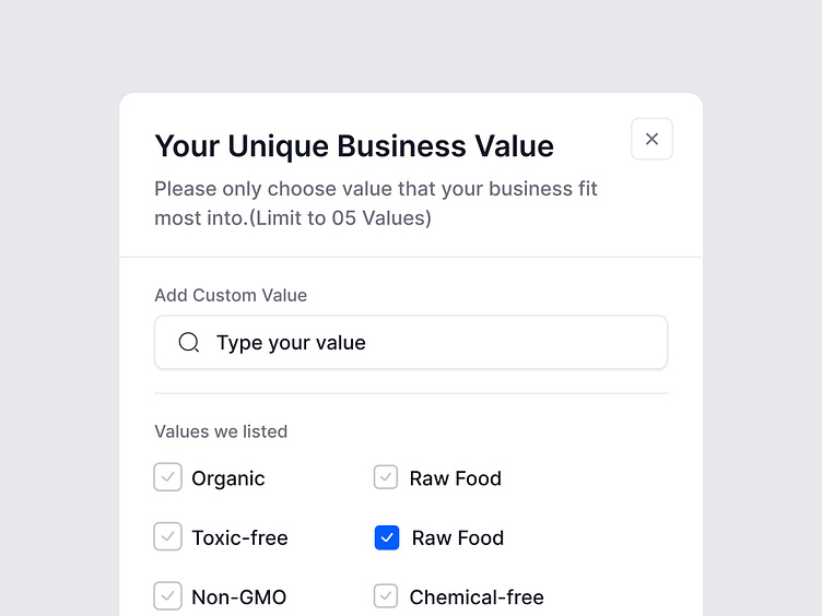Unique Business Value Modal - Business Management System by Omar Faruk ...