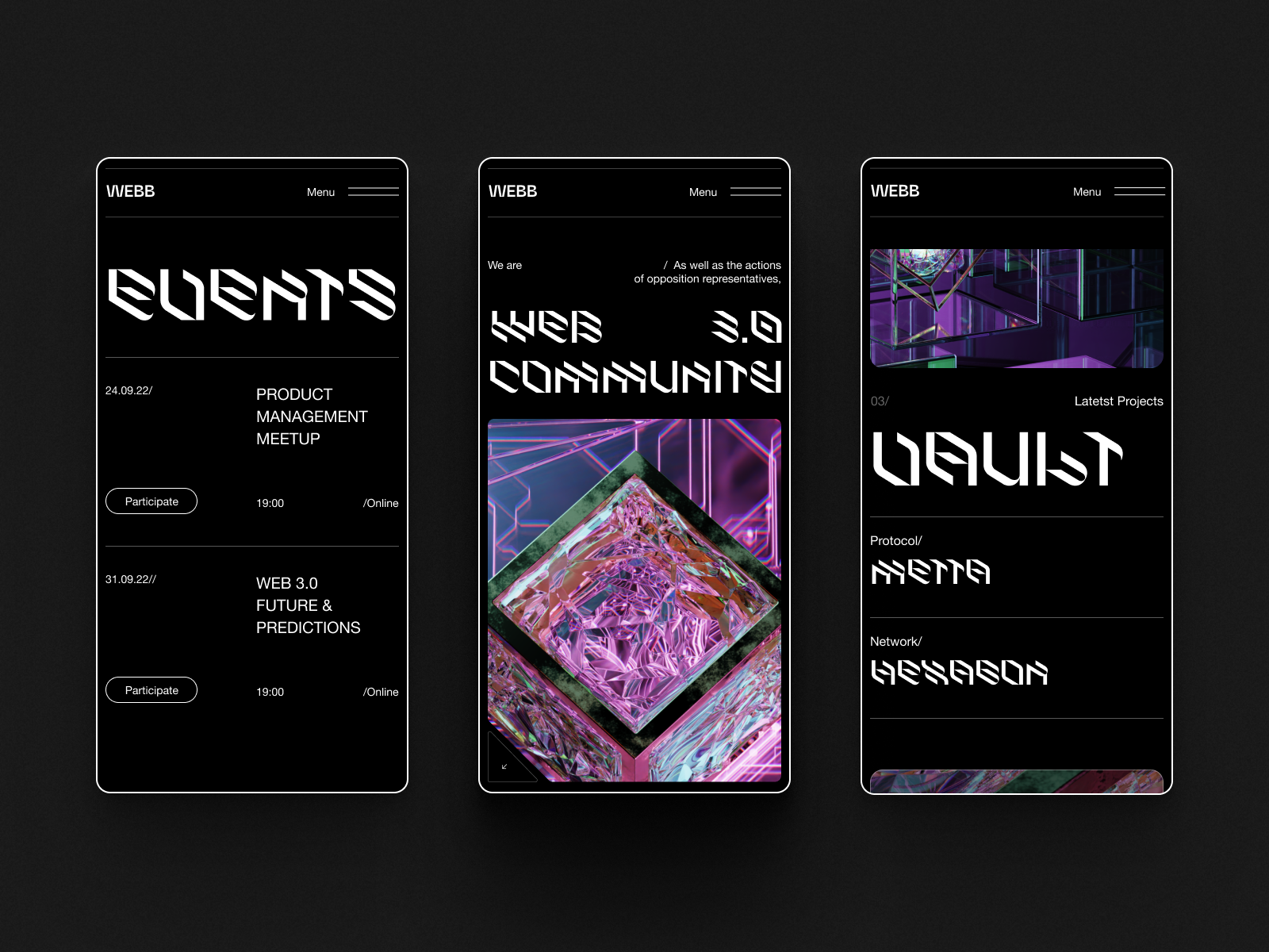 Web3 Community - website design by Phenomenon Studio on Dribbble