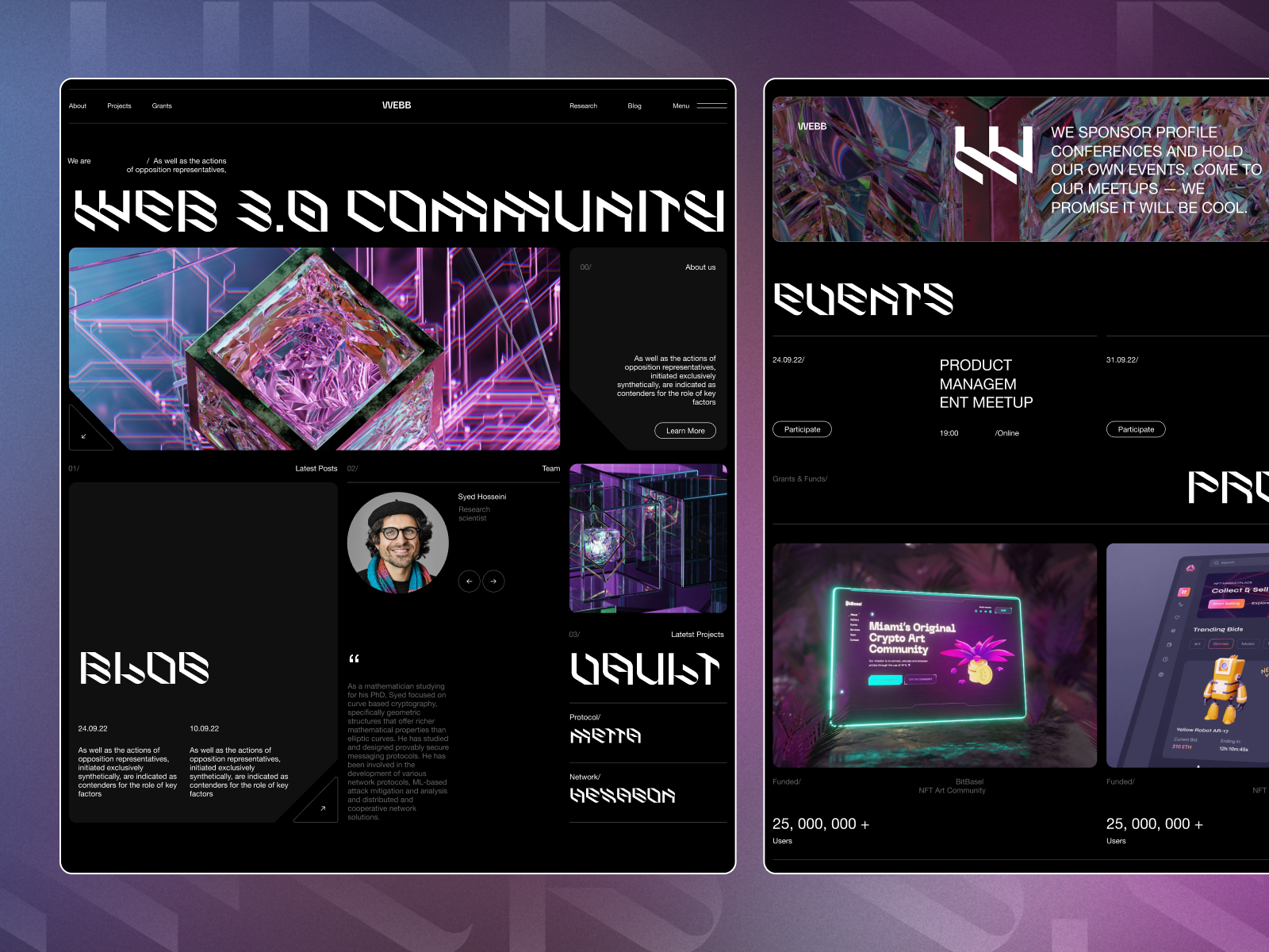 Web3 Community - website design by Phenomenon Studio on Dribbble