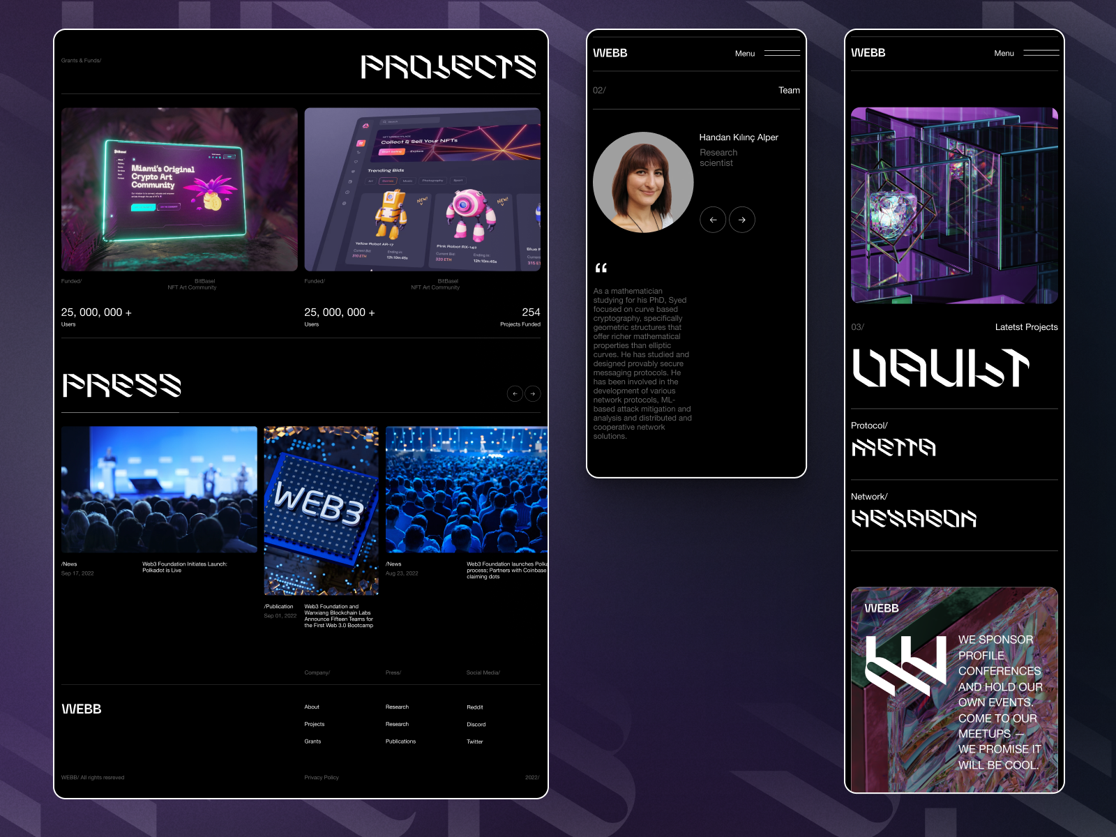 Web3 Community - website design by Phenomenon Studio on Dribbble