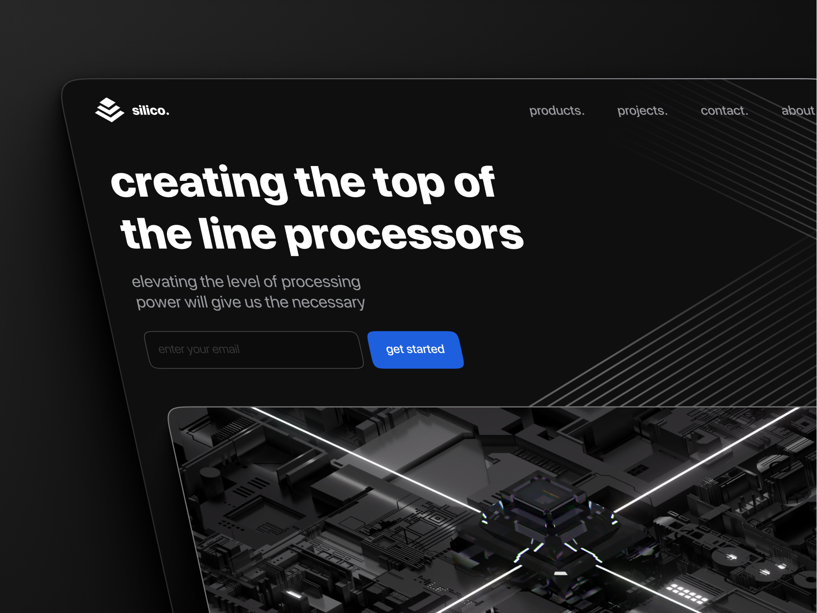 web site design: landing page modern web site page ui by Oxeni • Web ...
