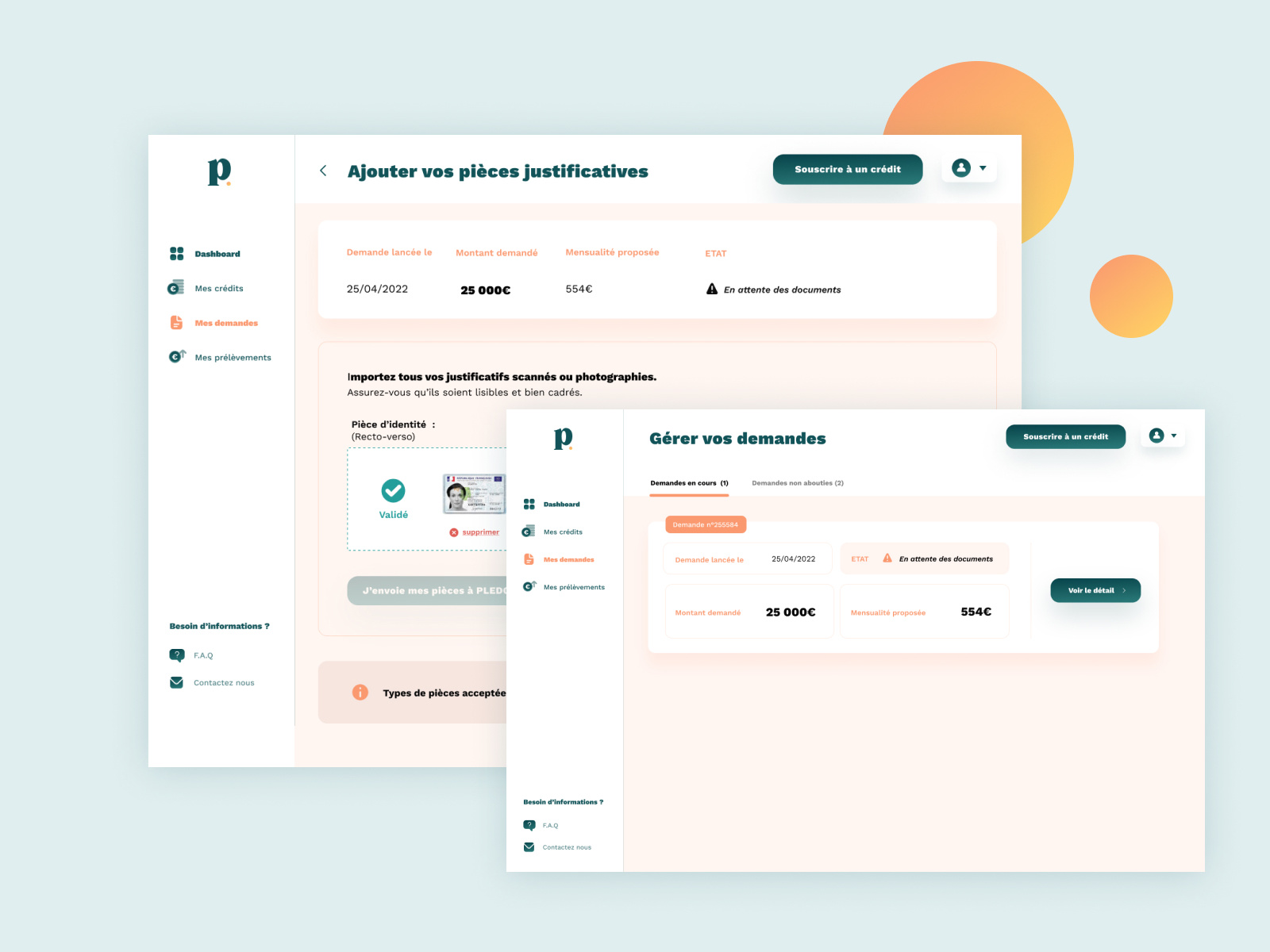UI design Plateforme web by Laëtitia Roux on Dribbble