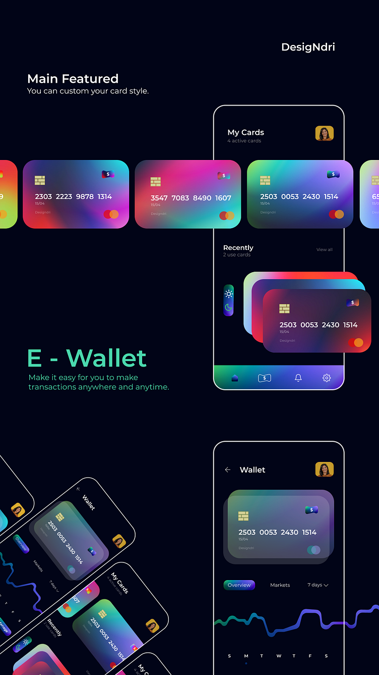 E wallet | UI Design by Indriyani Puspita on Dribbble