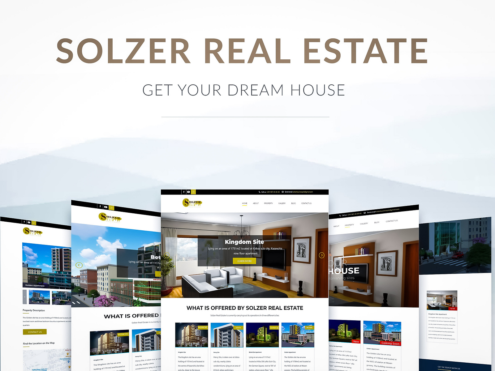 Solzer Real Estate by Enoch Mengistu on Dribbble