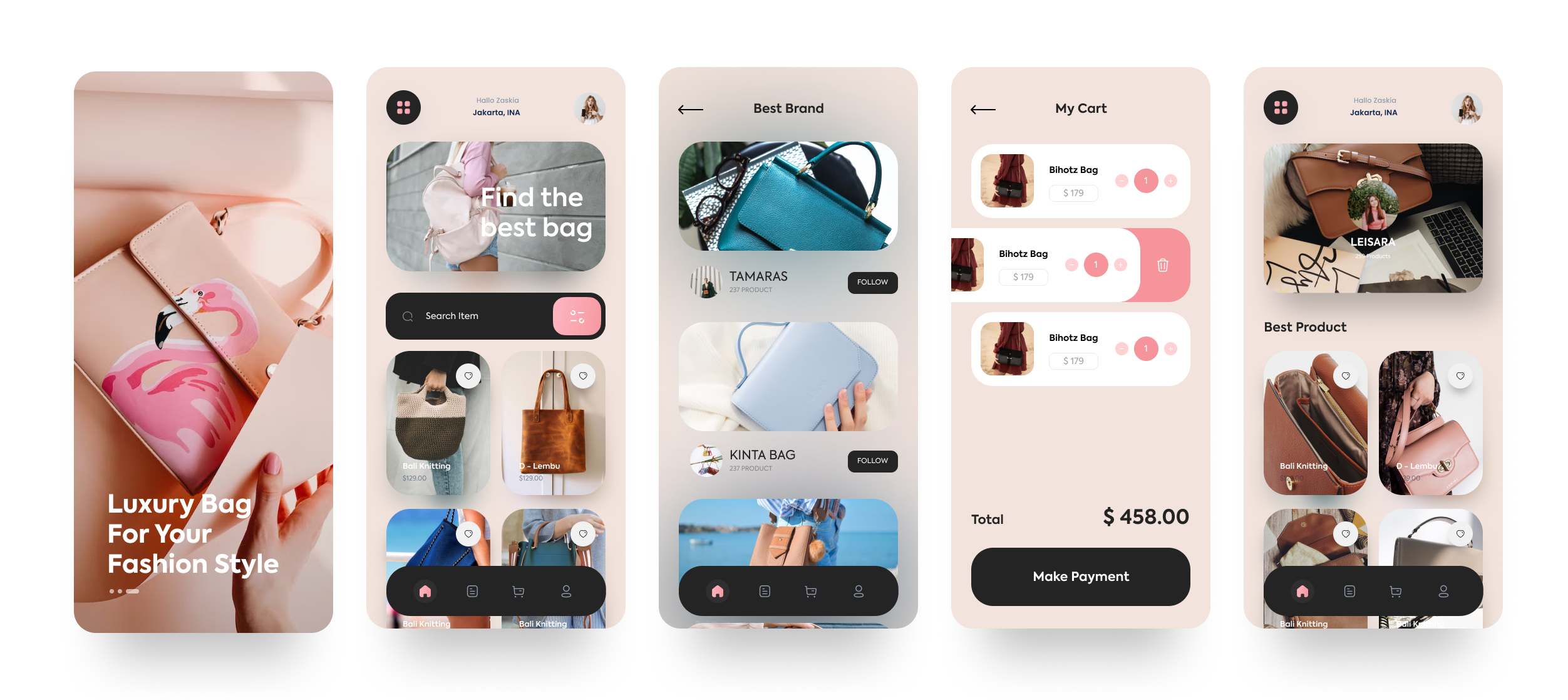 BAGS - Luxury Bag Market App by Permadi Satria Dewanto for Plainthing ...