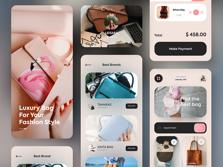 BAGS - Luxury Bag Market App by Permadi Satria Dewanto for Plainthing ...