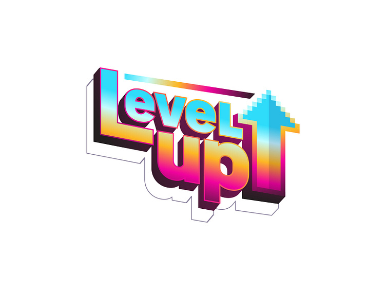 LEVEL UP LOGO DESIGN by Lemongraphic on Dribbble