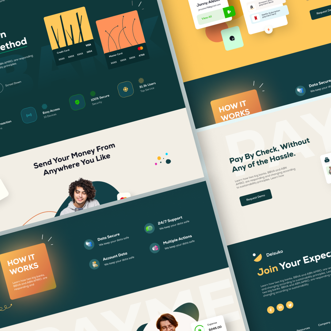 Virtual Payment Service web design by Dotpixel Agency on Dribbble
