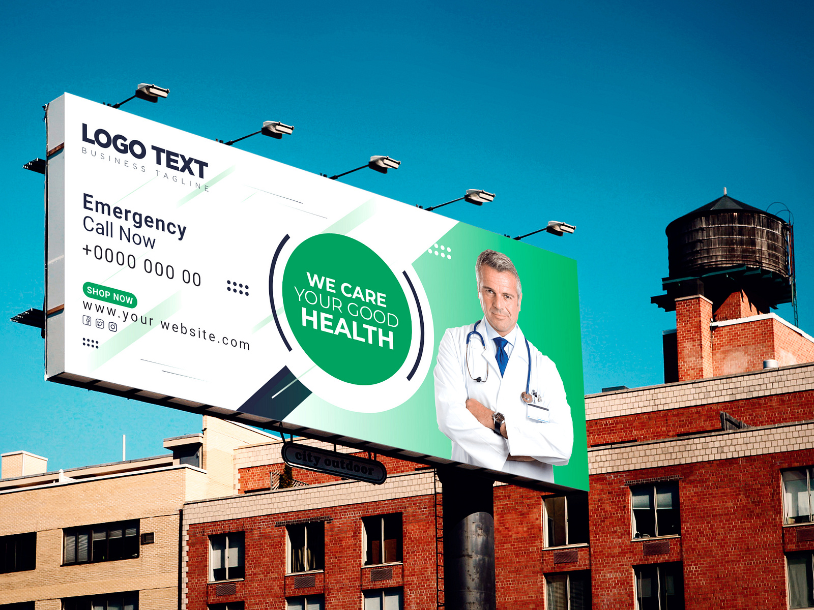Medical health care billboard banner by MRI STUDIO on Dribbble