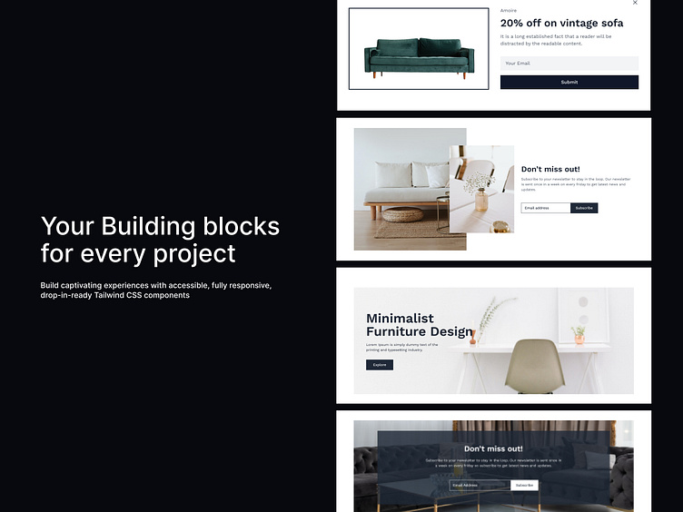Tailwind Ui Kit Tailwind Css Components And Templates By Rafay Syed For