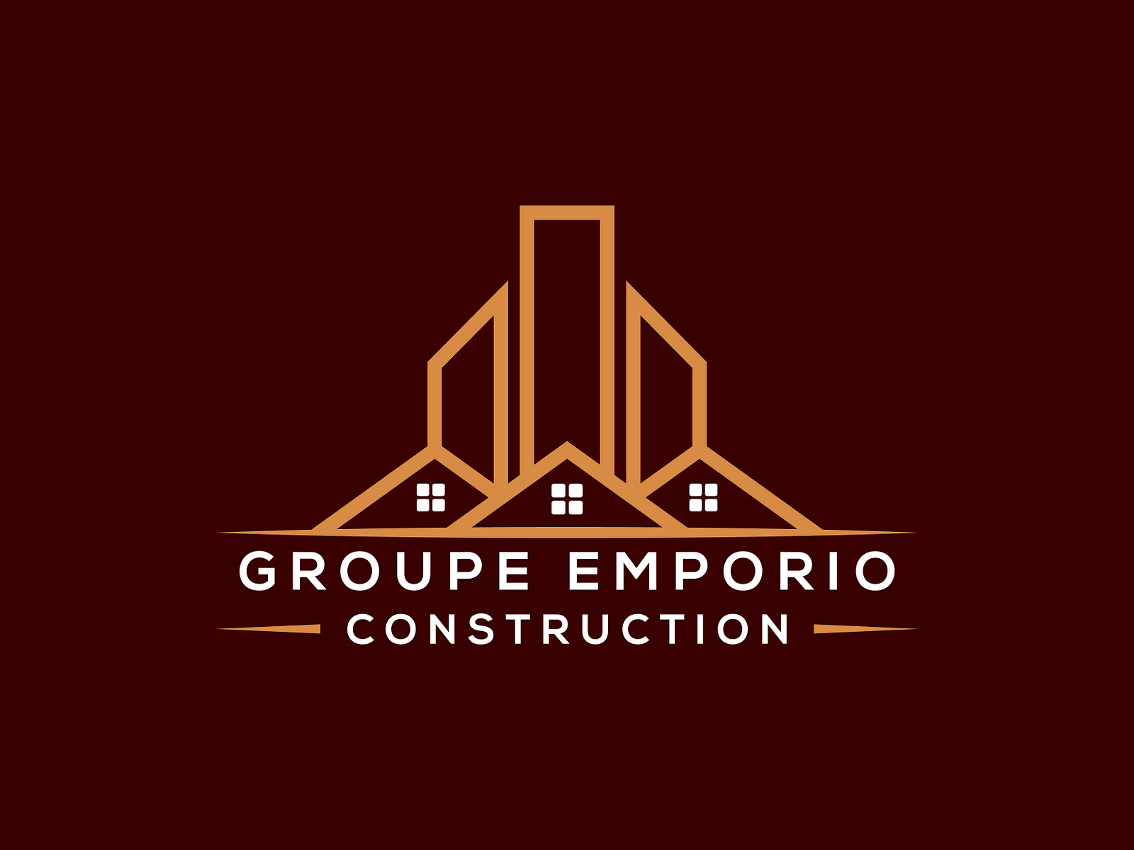 real state construction logo by Hridoy Designs on Dribbble