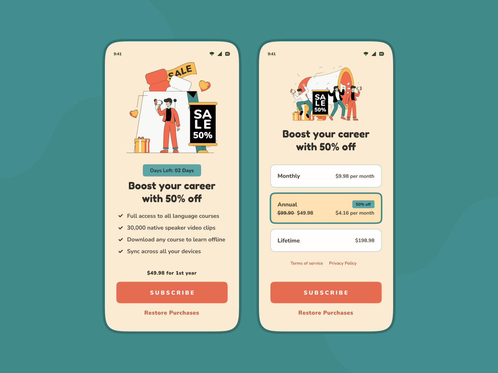 Memrise Pricing Screens Redesigned by Salman Khan on Dribbble