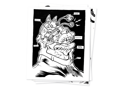 Ink Characters by Marcos Alvarado on Dribbble