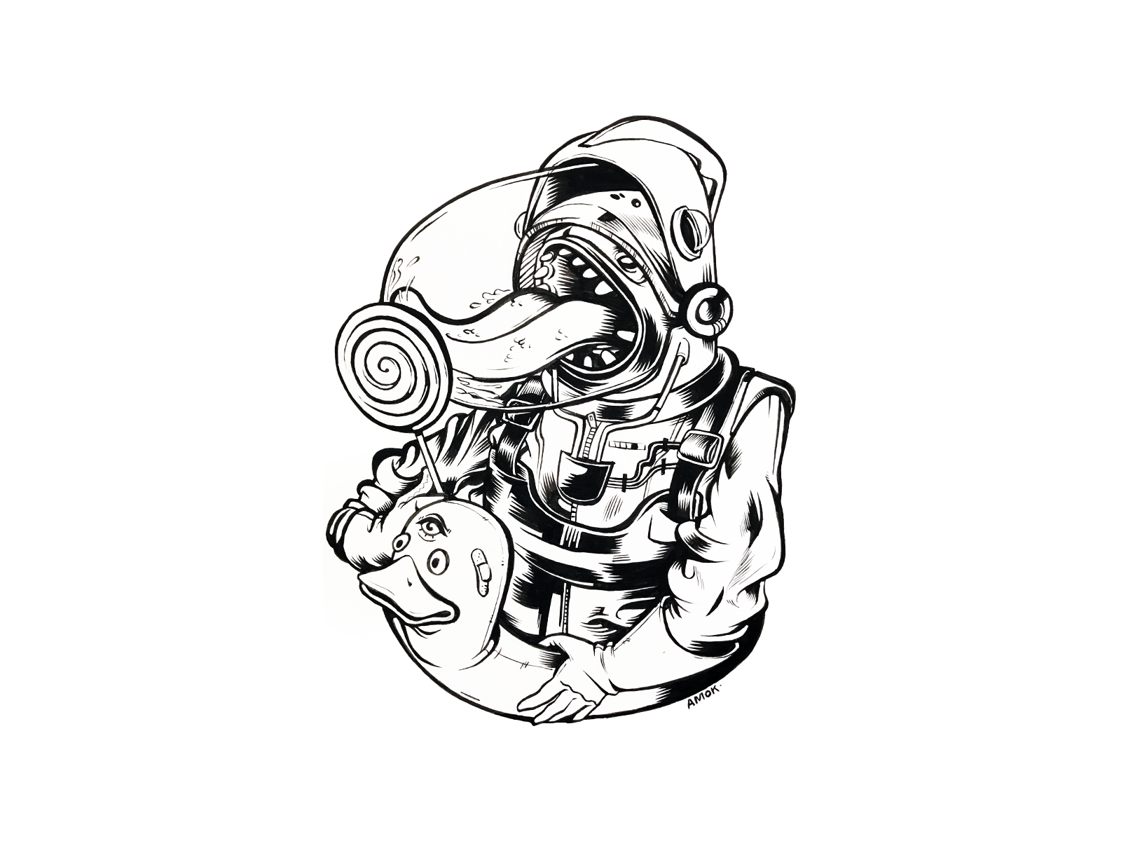 Ink Characters by Marcos Alvarado on Dribbble