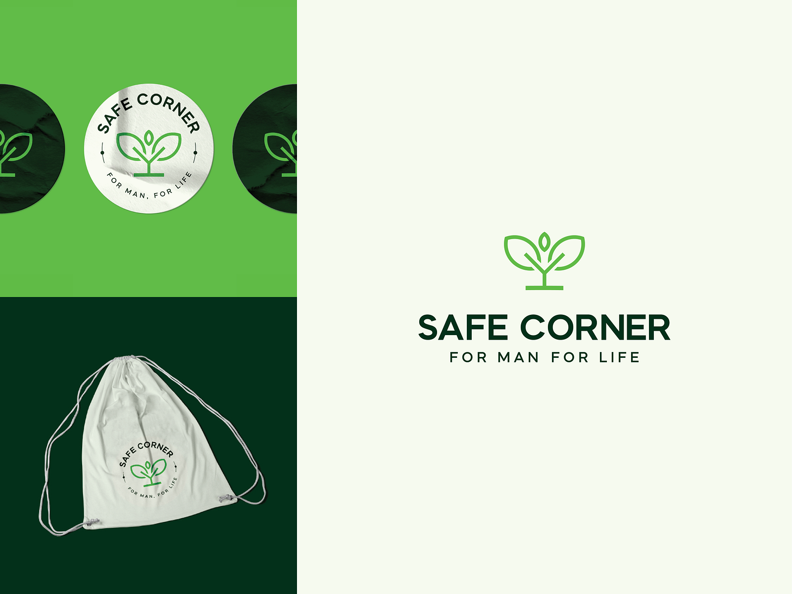 Safe Corner Logo by Abedin Joy on Dribbble