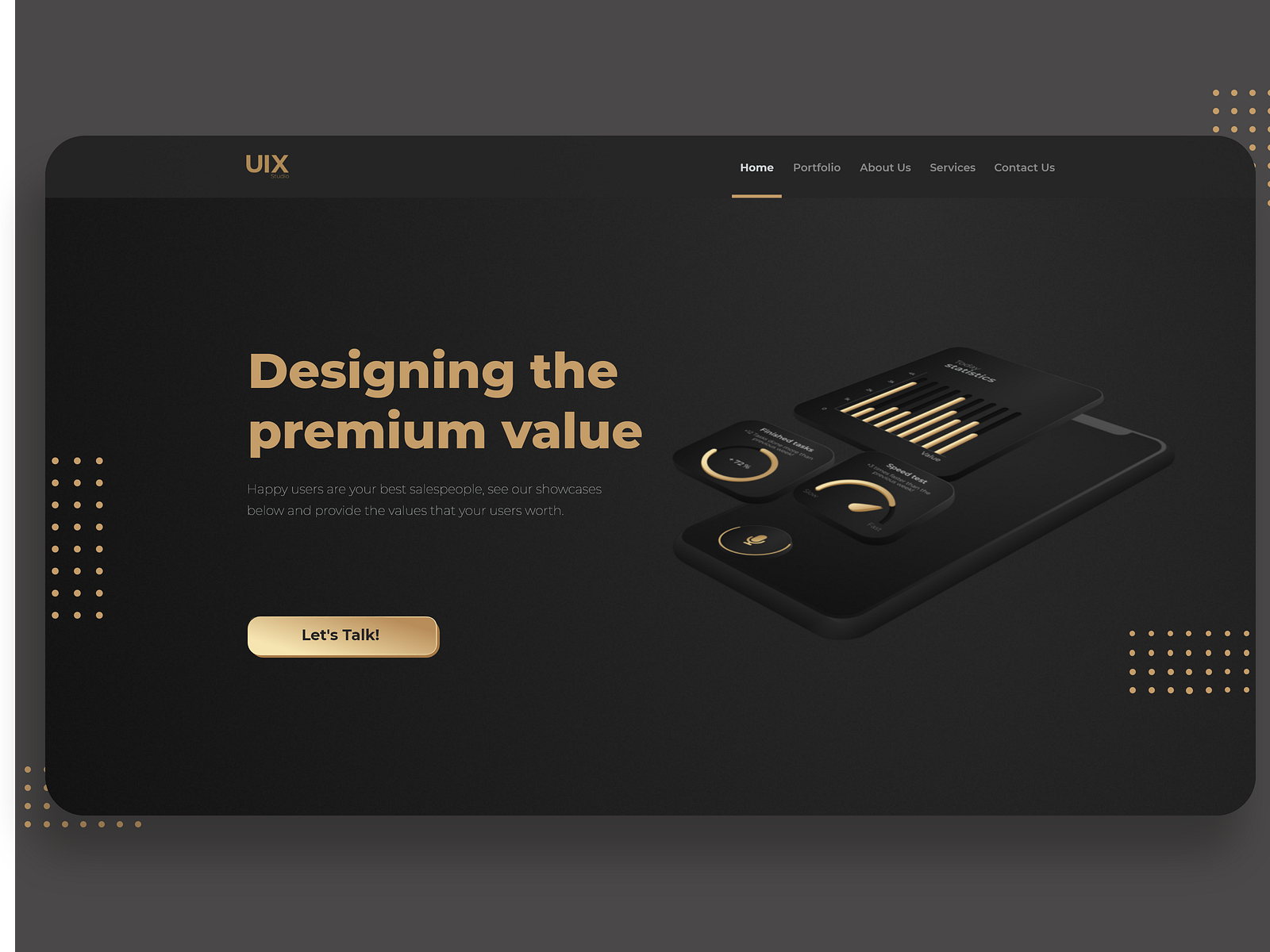 UIX Studio Portfolio by Anas Rafaat on Dribbble
