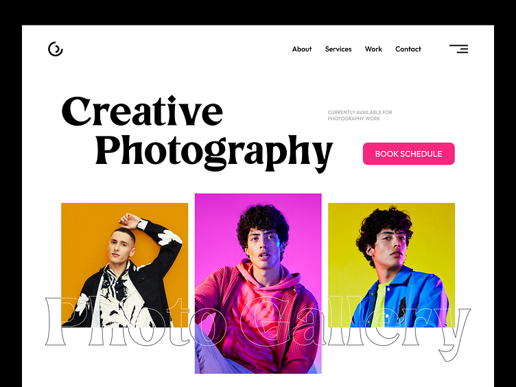 Photography Web Header Exploration 🔥 by Sarfraz Jasim on Dribbble