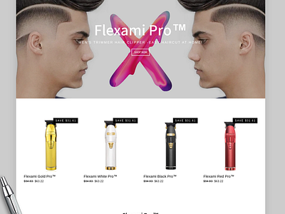 Flexami Gold Pro™ - eCommerce Concept by Sandun Geemal on Dribbble