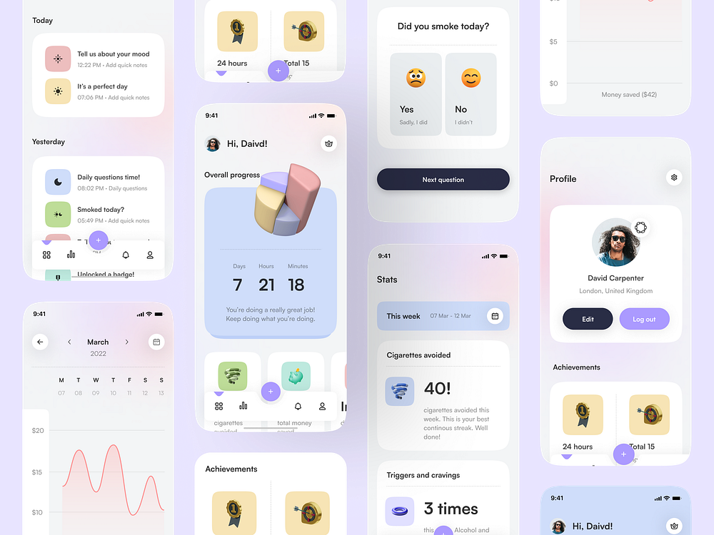 Quit Smoking App Designs designs, themes, templates and downloadable ... Quit Smoking App Designs designs, themes, templates and downloadable ...