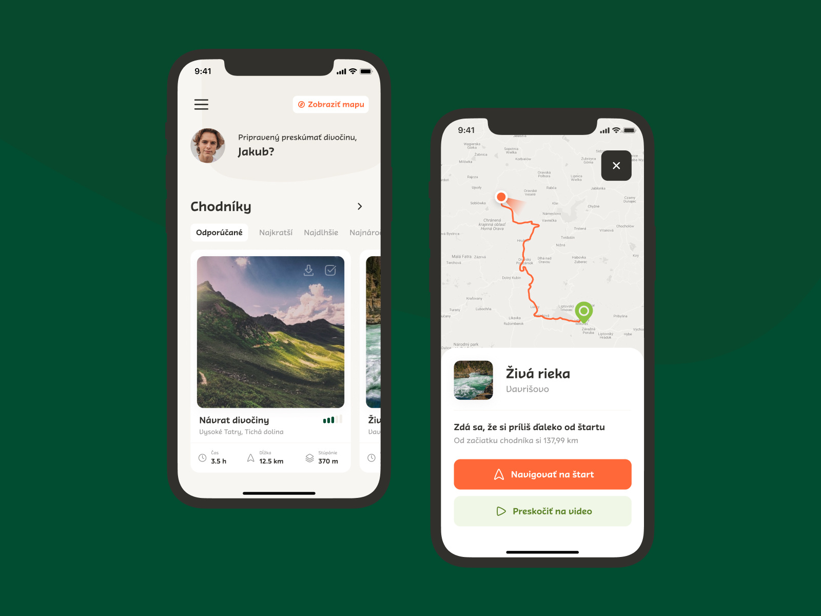 Lesmír - Trail Guide App by Escalate Ltd on Dribbble