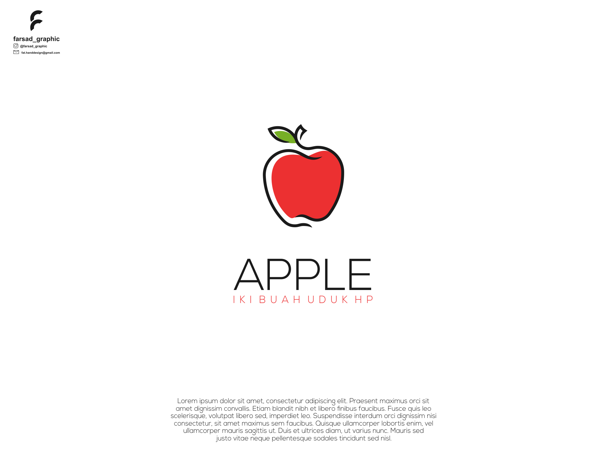 Apple Fruit Logo by farsad_graphic on Dribbble