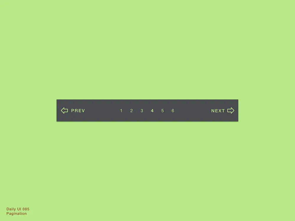 UI Pagination designs, themes, templates and downloadable graphic ...