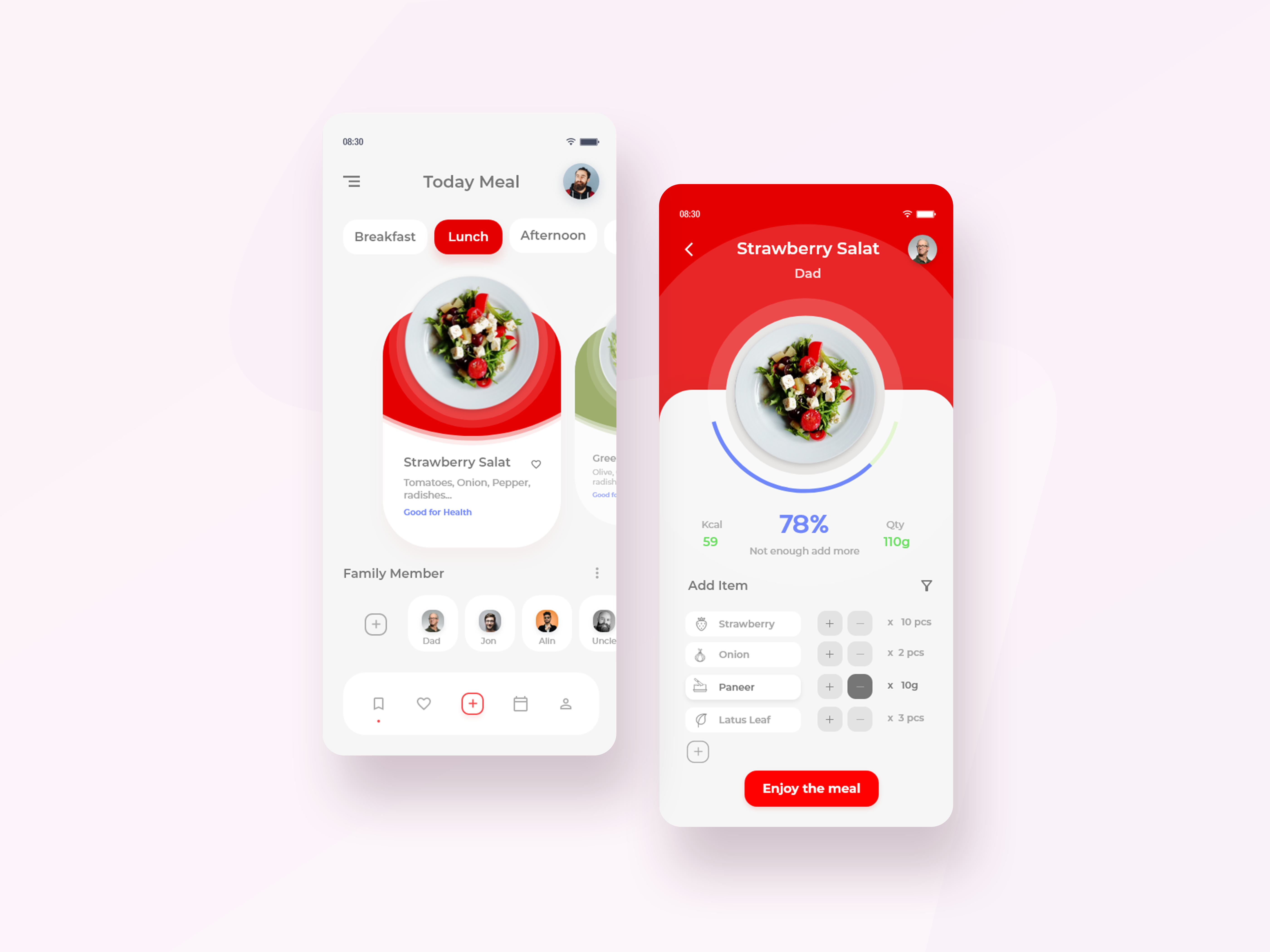Healthy Diet Assistant App by Tushar Imran on Dribbble