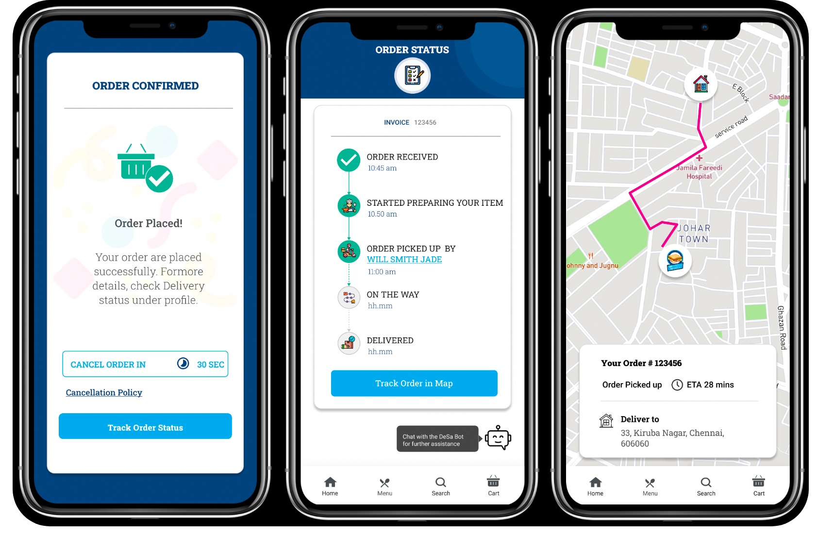 Order Tracking UI by Smily Raichel on Dribbble