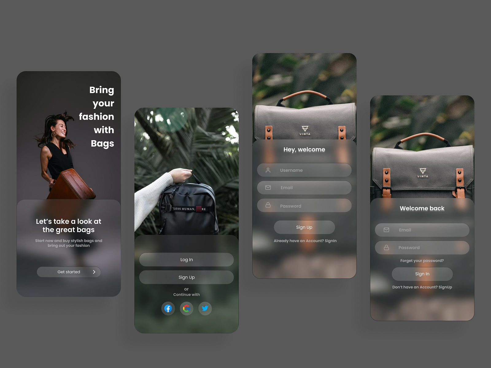 Glass Morphic UI design by Bunny on Dribbble