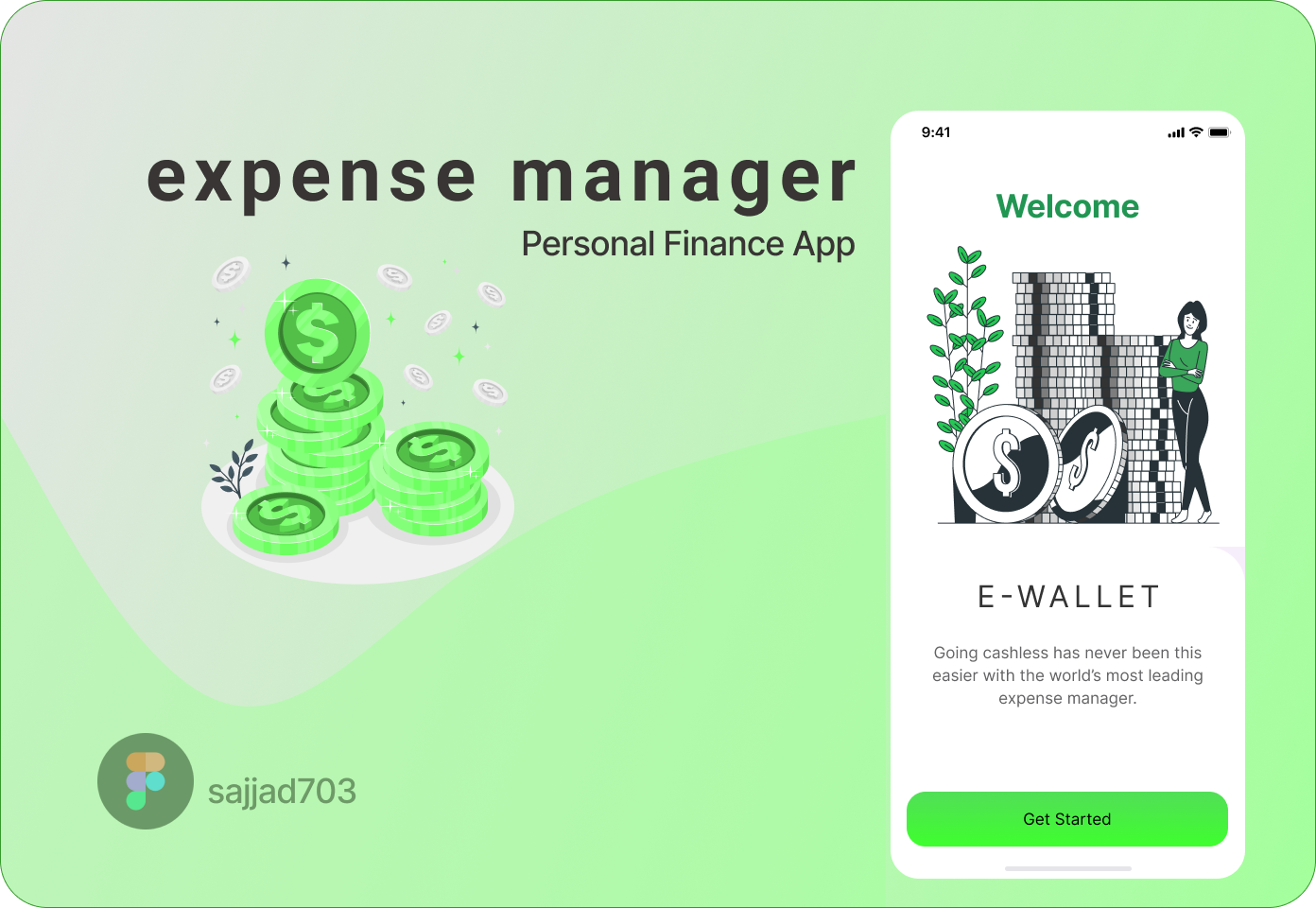 Expense Manager App Ui Design by Sajjad Hossain on Dribbble