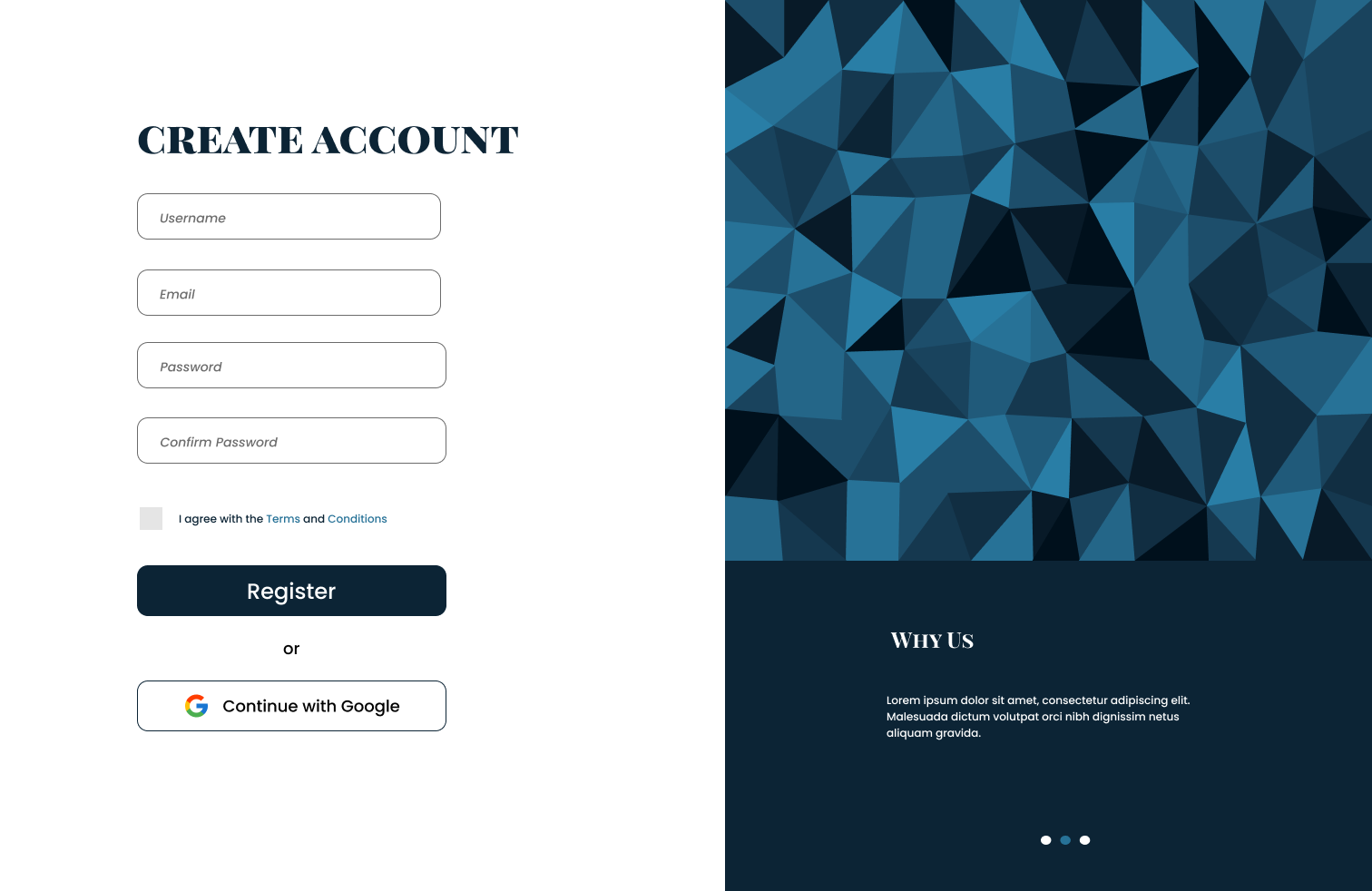 Basic Sign Up form by wesley mochiemo on Dribbble