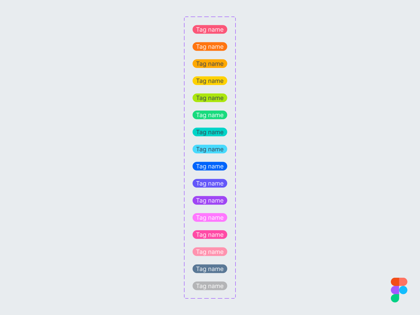 Tag colors by Great Question on Dribbble