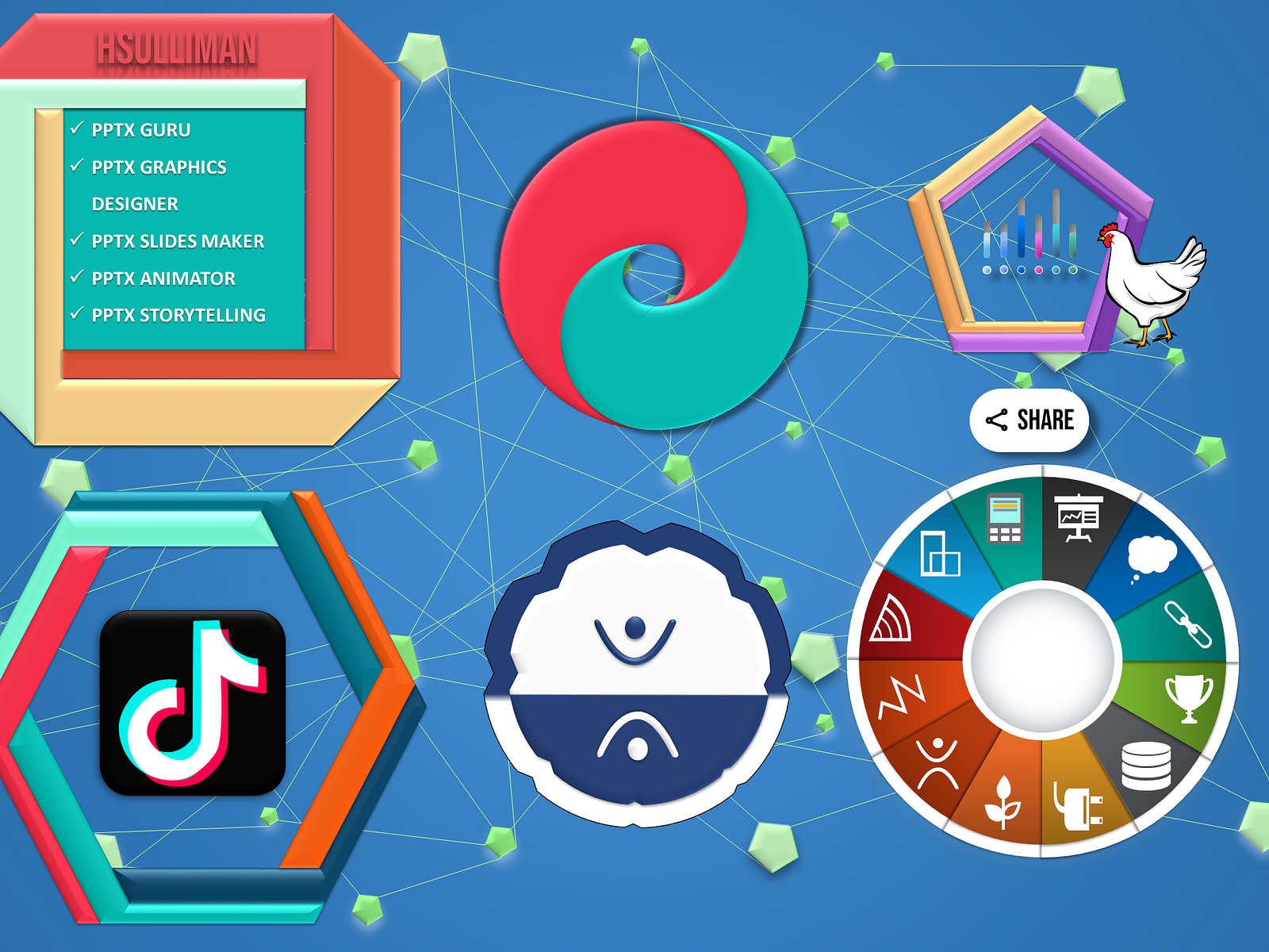 Complex PowerPoint vector graphics ready for animations by Haseeb ...