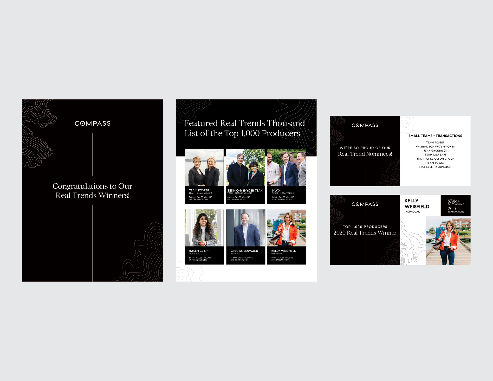 Compass Real Trends Advertisement by Heather on Dribbble