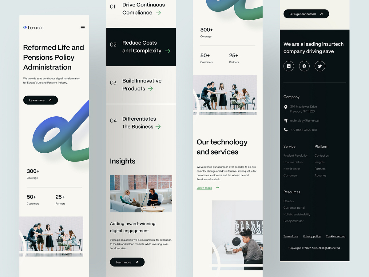 Landing Page Redesign - Lumera.com by Maulana Farhan 🐣 for Vektora on ...