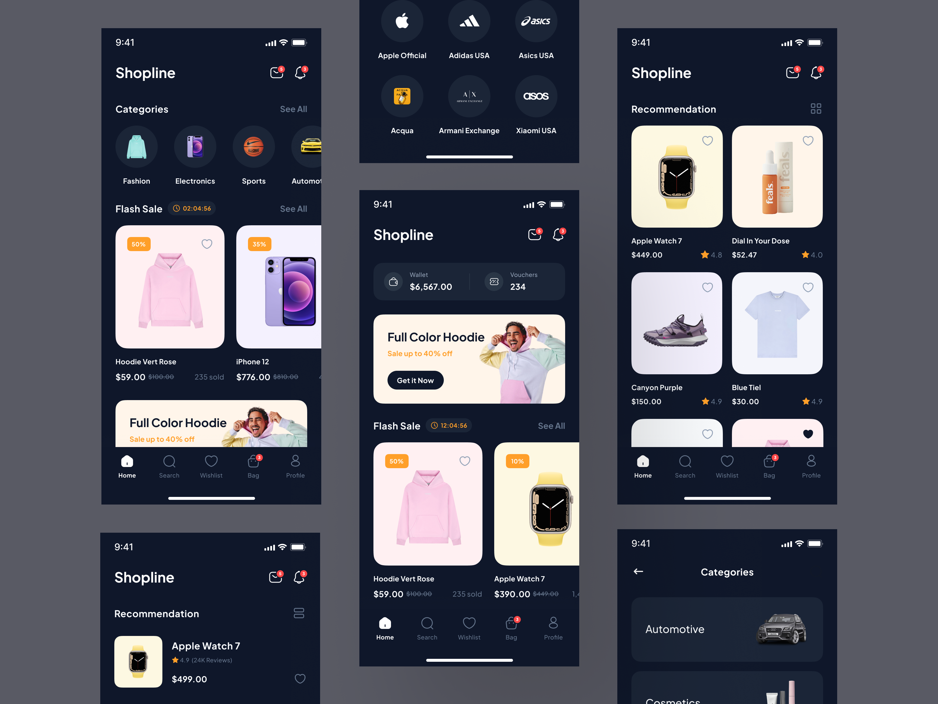 Shopline - Marketplace App UI Kit by Uxerflow UI/UX on Dribbble