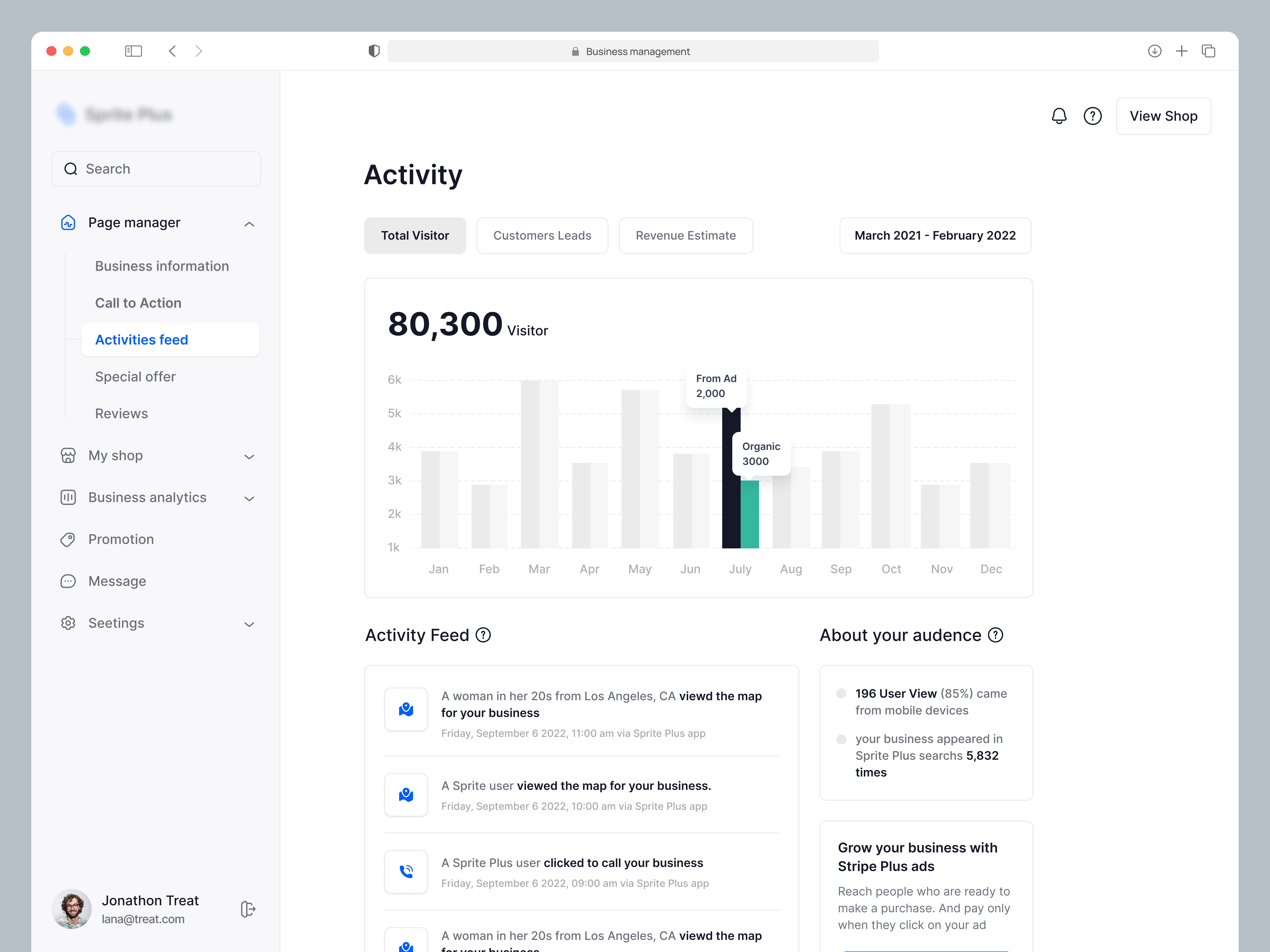 Order Tracking - Ecommerce Dashboard by Omar Faruk on Dribbble