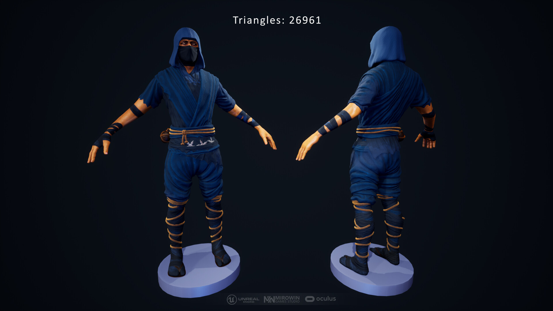The ninja for VR by MiroWin Studio on Dribbble