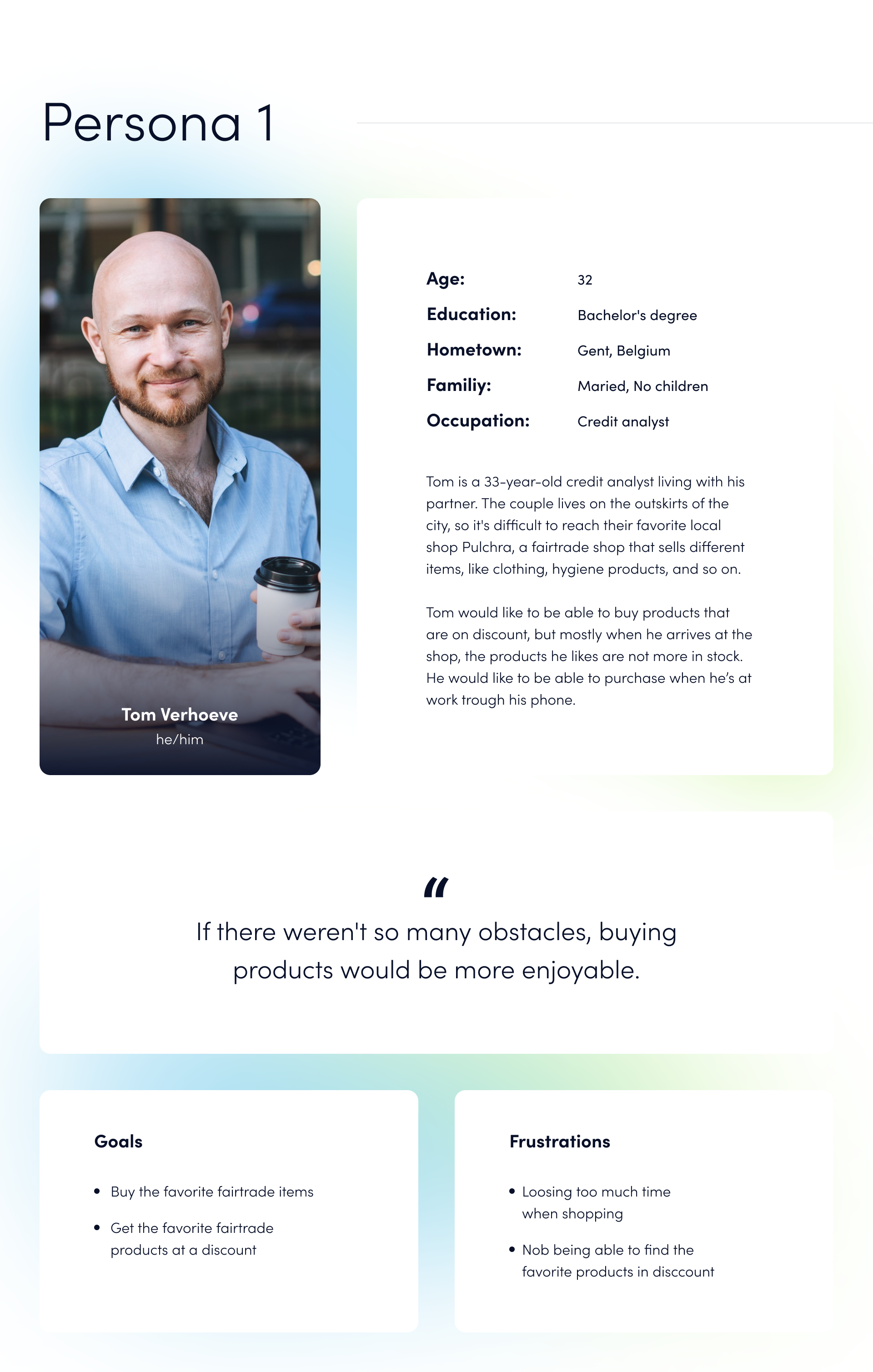 UX persona by Kosta Motresku on Dribbble