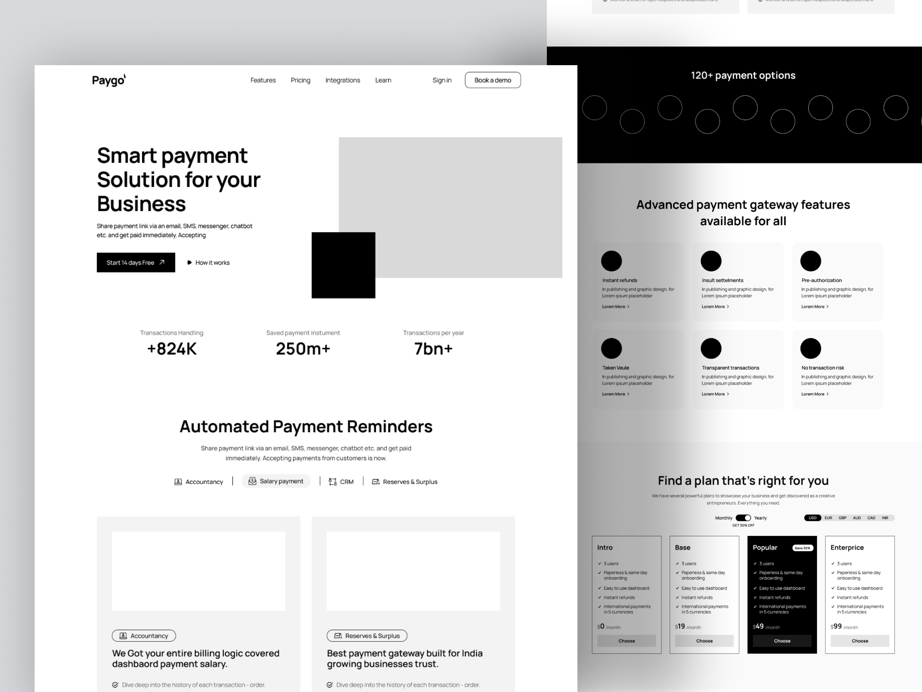 Paygo-smart payment Website Design by Kamrul Hasan on Dribbble