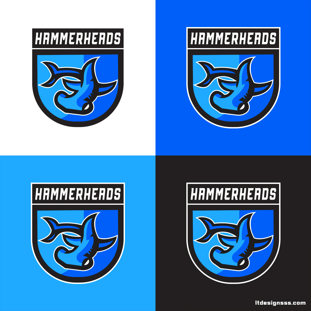 Hammerheads Logo by Lia Tanasa on Dribbble
